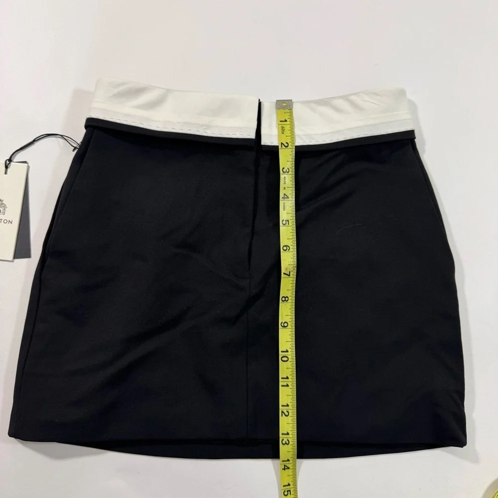 Babaton | Skirts | New Babaton Aritzia Bureau Mini Skirt Black Wool ...
